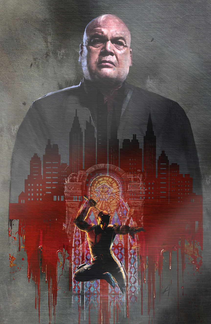 FAME: VINCENT D'ONOFRIO KINGPIN MEGACON EXCLUSIVE FOIL COVER BY RUDY A
