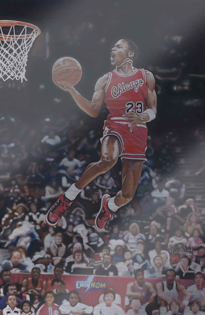 FAME: MICHAEL JORDAN "ROTY" ULTIMATE SPOT FOIL EDITION COVER BY OMAR R